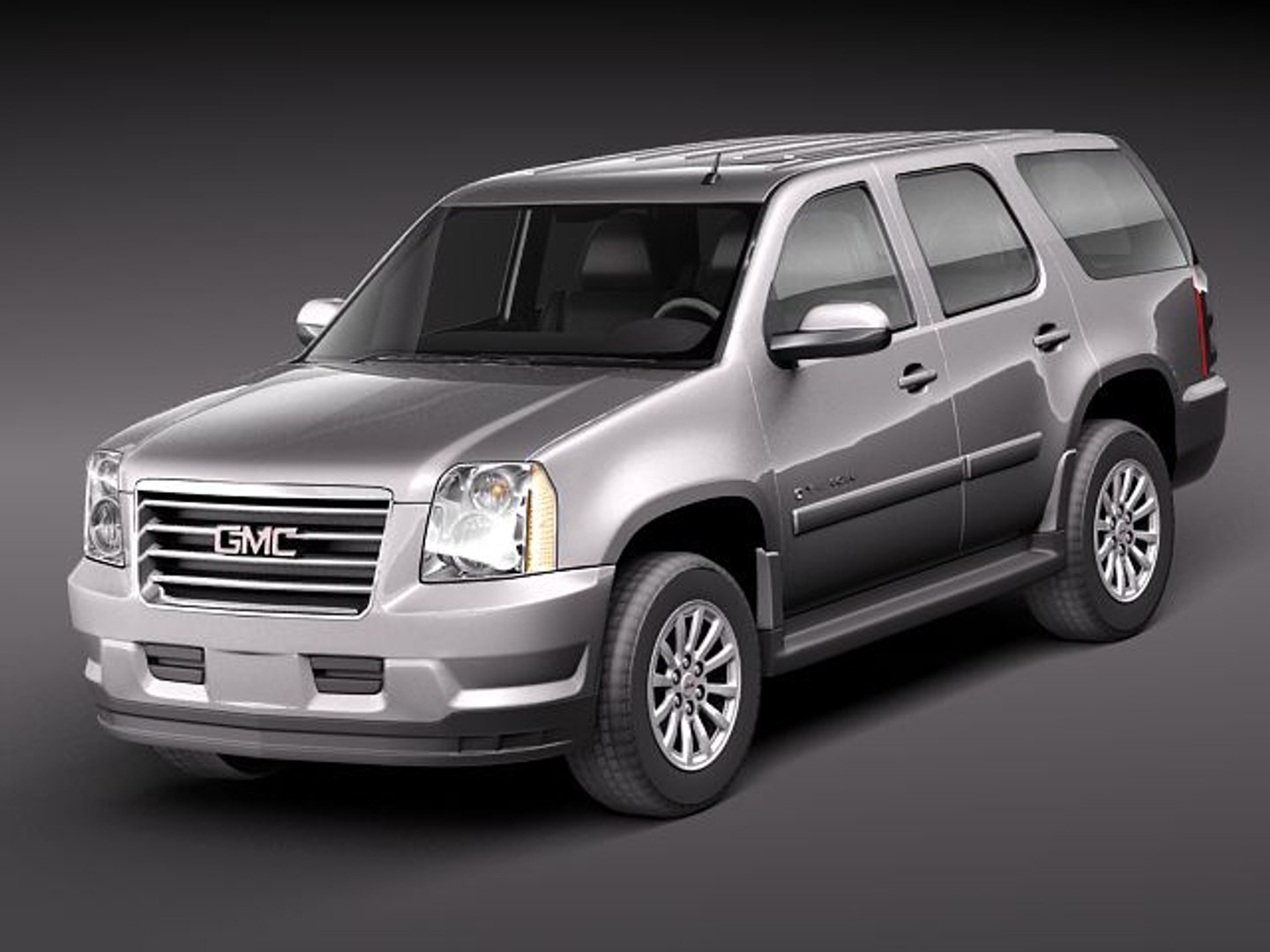 gmc yukon hybrid 2010 3d model