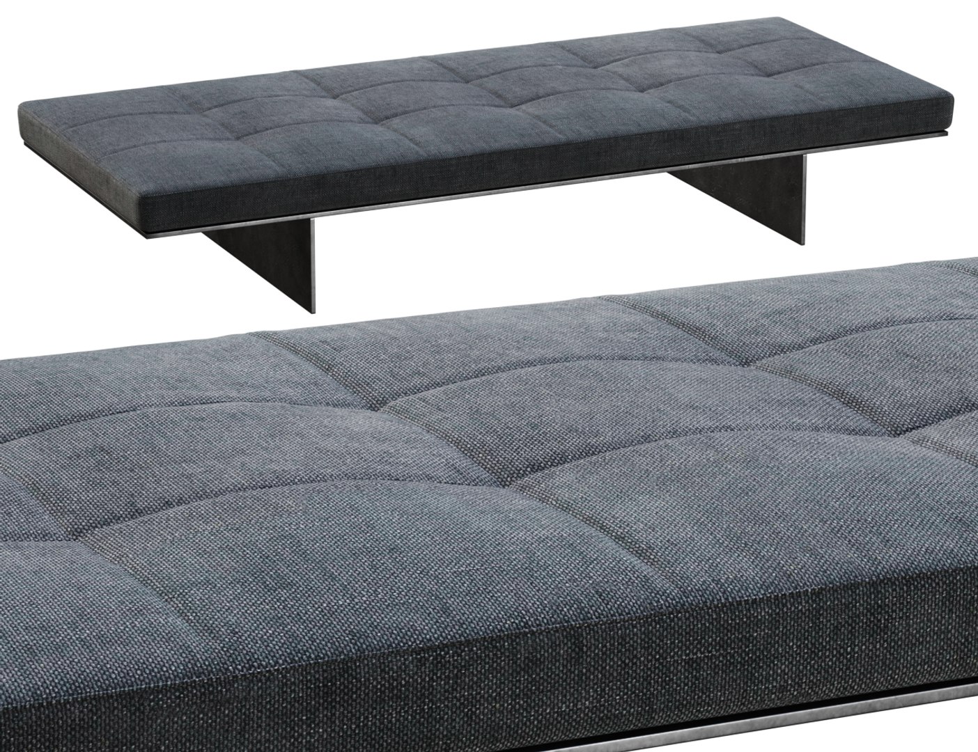 3D Track Living Divani Bench - Wide Model - TurboSquid 1890968