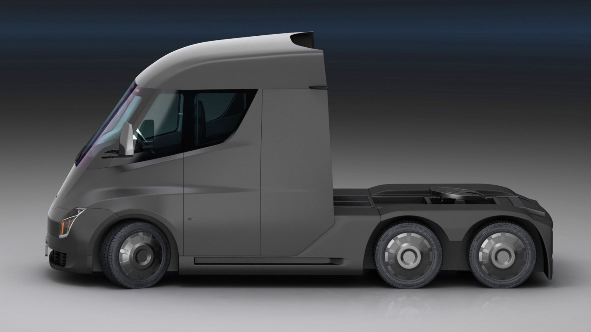 3D model tesla semi 2019 trailer - TurboSquid 1363461