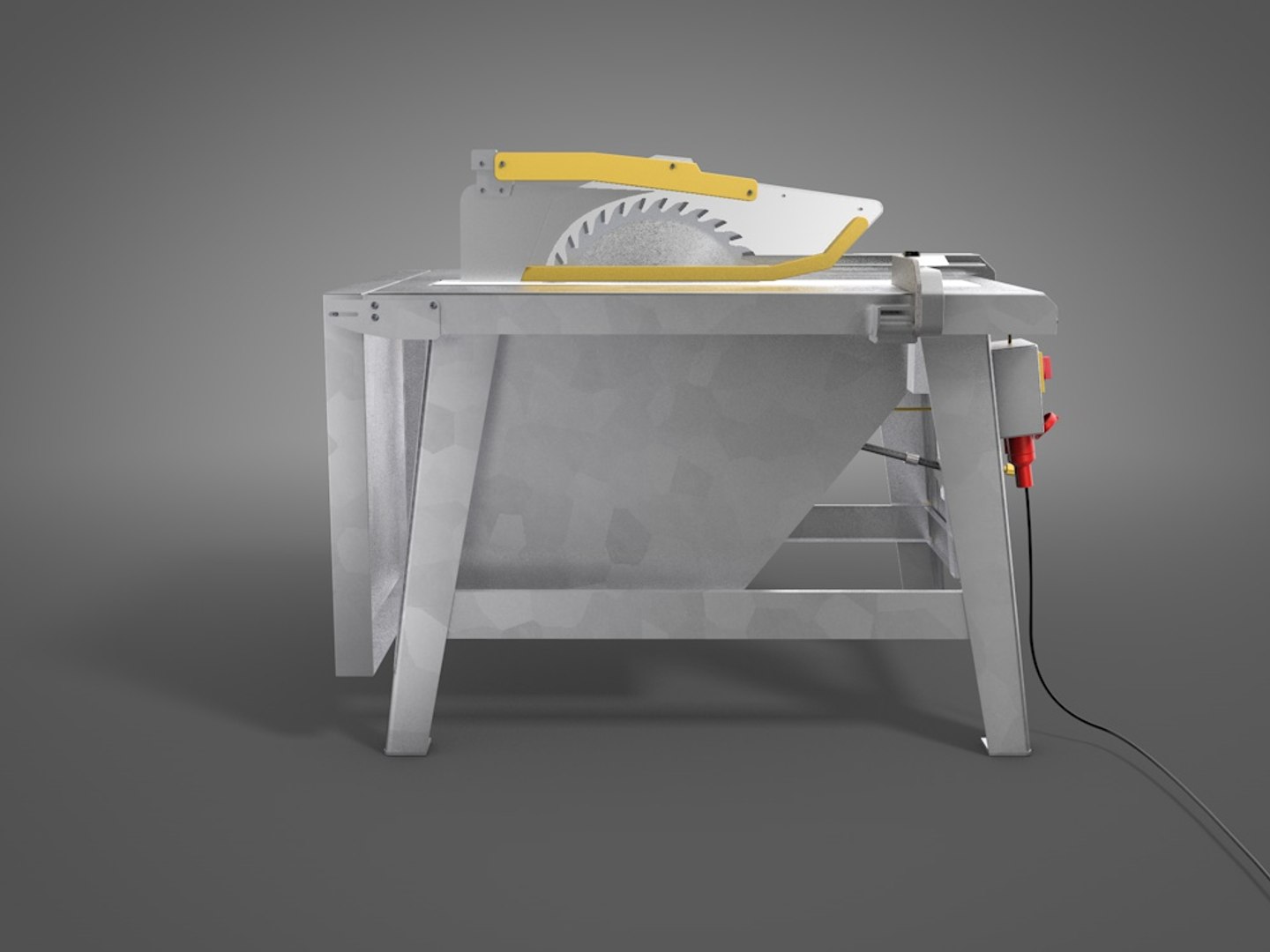 Table Saw 3d Model