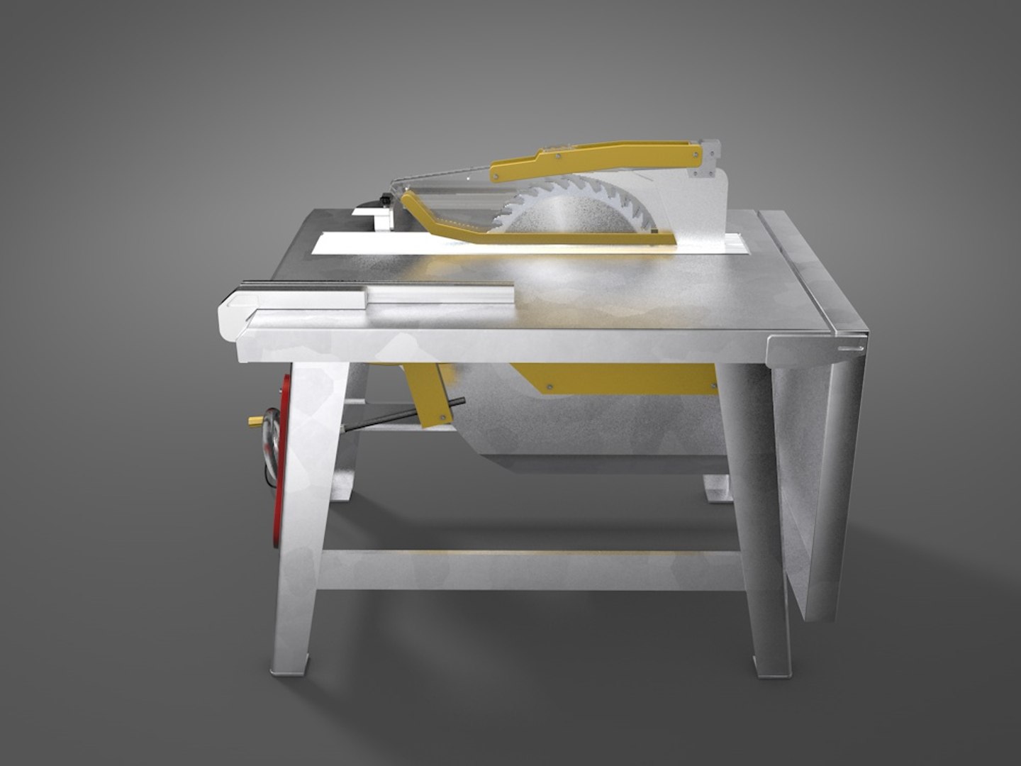 Table Saw 3d Model