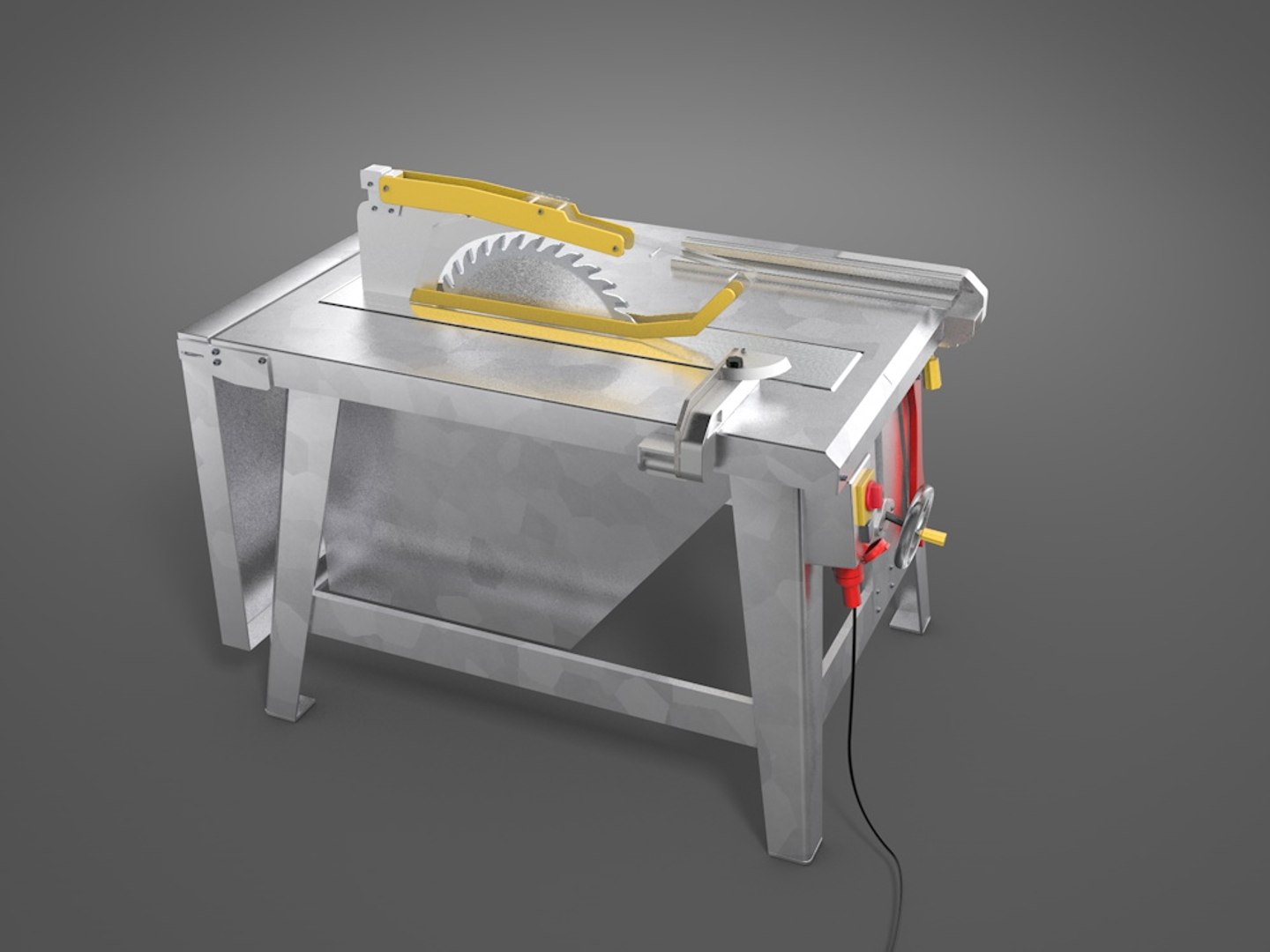 Table Saw 3d Model