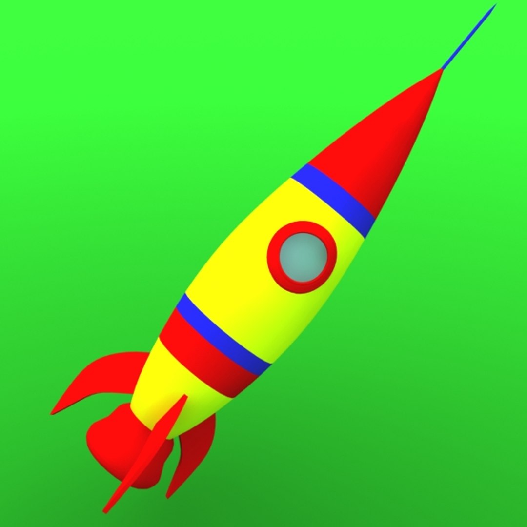 3d Toy Rocket