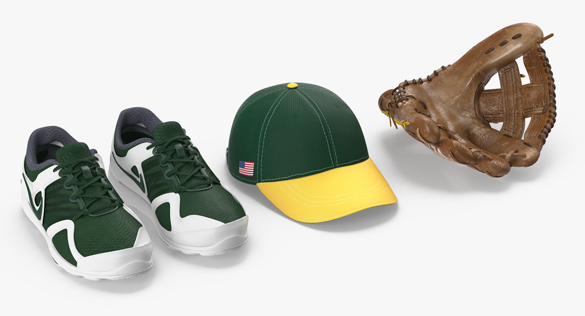 baseball player rigged generic 3d model