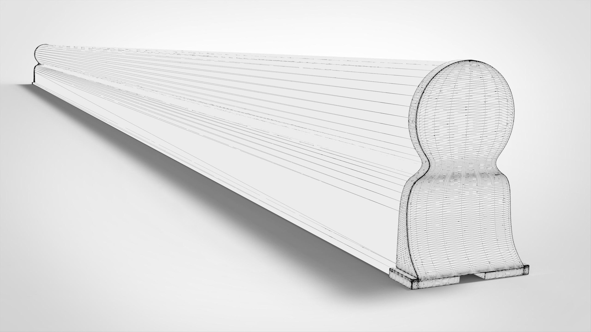 Tube Light 3D Model - TurboSquid 1342968