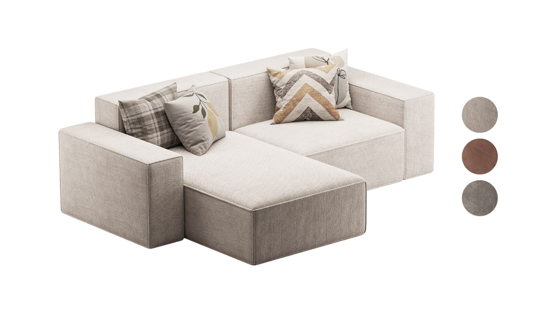 Divan Davis 245x165 3D Model - TurboSquid 2314522