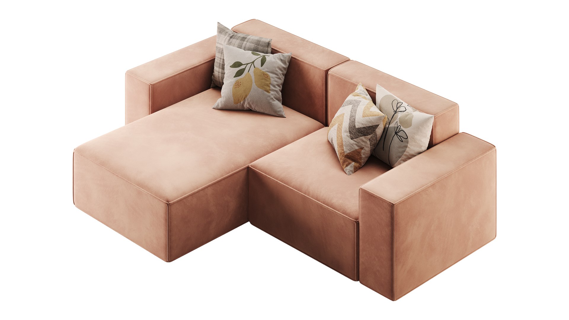 Divan Davis 245x165 3D Model - TurboSquid 2314522