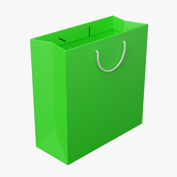 Green Bag model - TurboSquid 2039296
