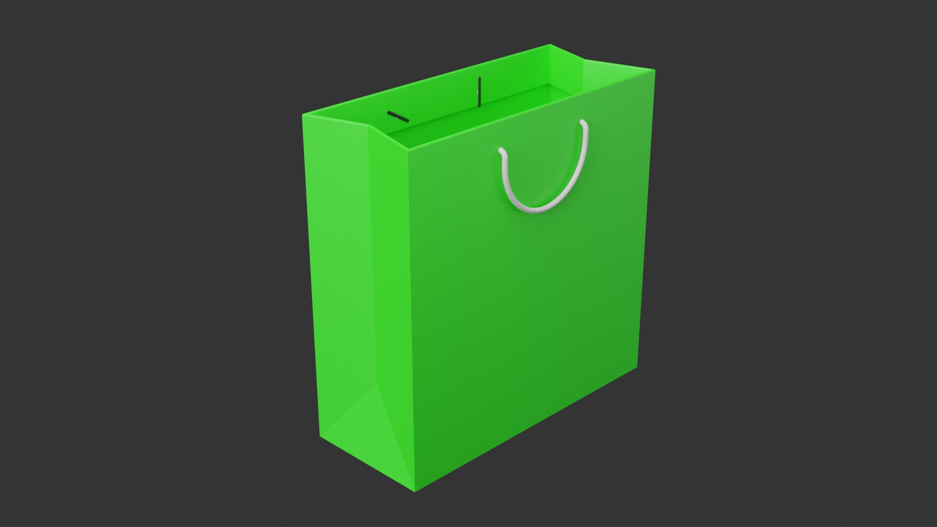 Green Bag Model - TurboSquid 2039296