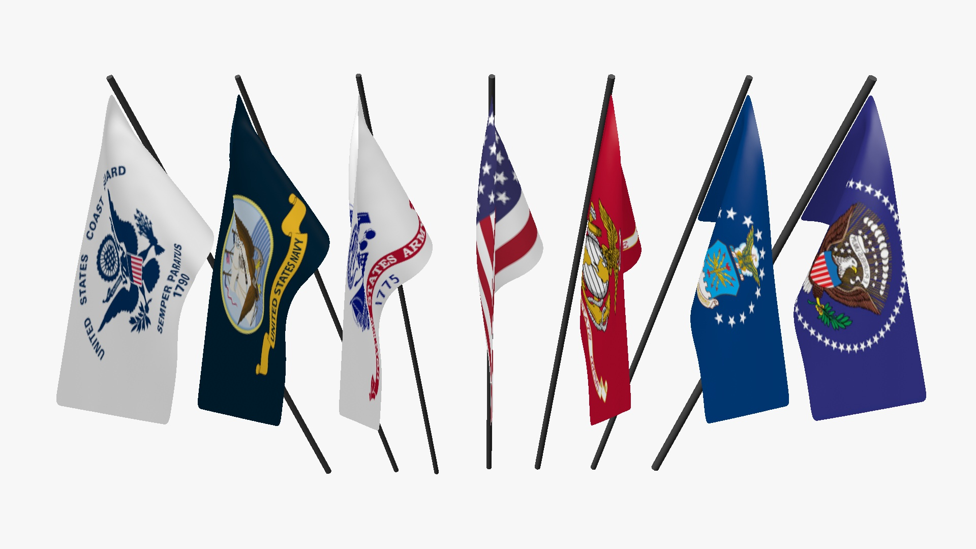 3D Flags - TurboSquid 1948389