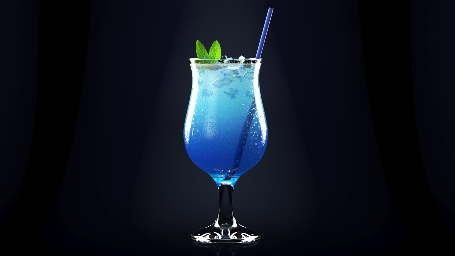 Curacao Cocktail 3D Model - TurboSquid 2147038