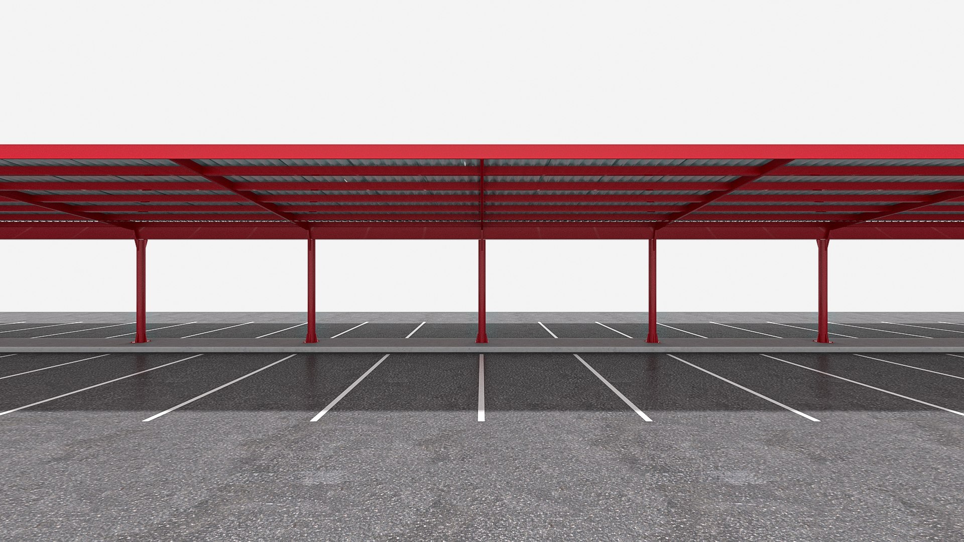 Parking Shelter 02 Model - TurboSquid 1960813