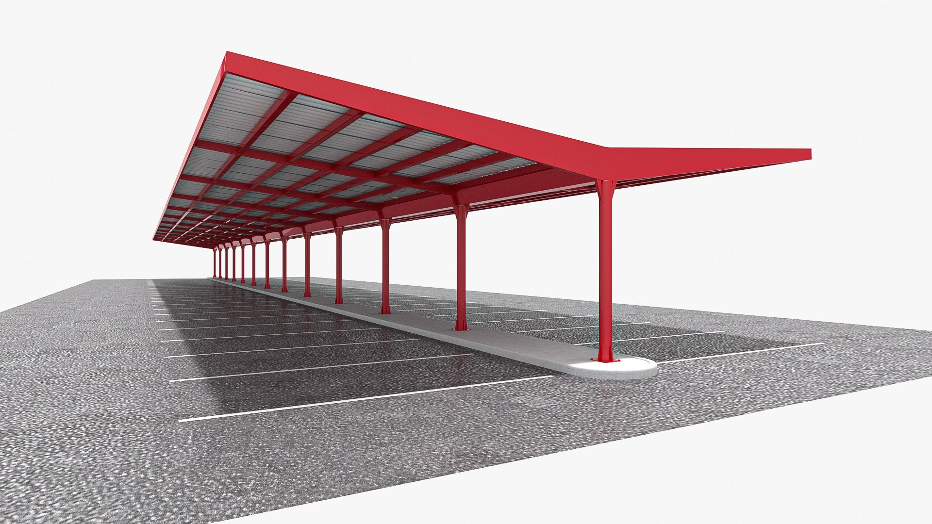 Parking Shelter 02 Model - TurboSquid 1960813