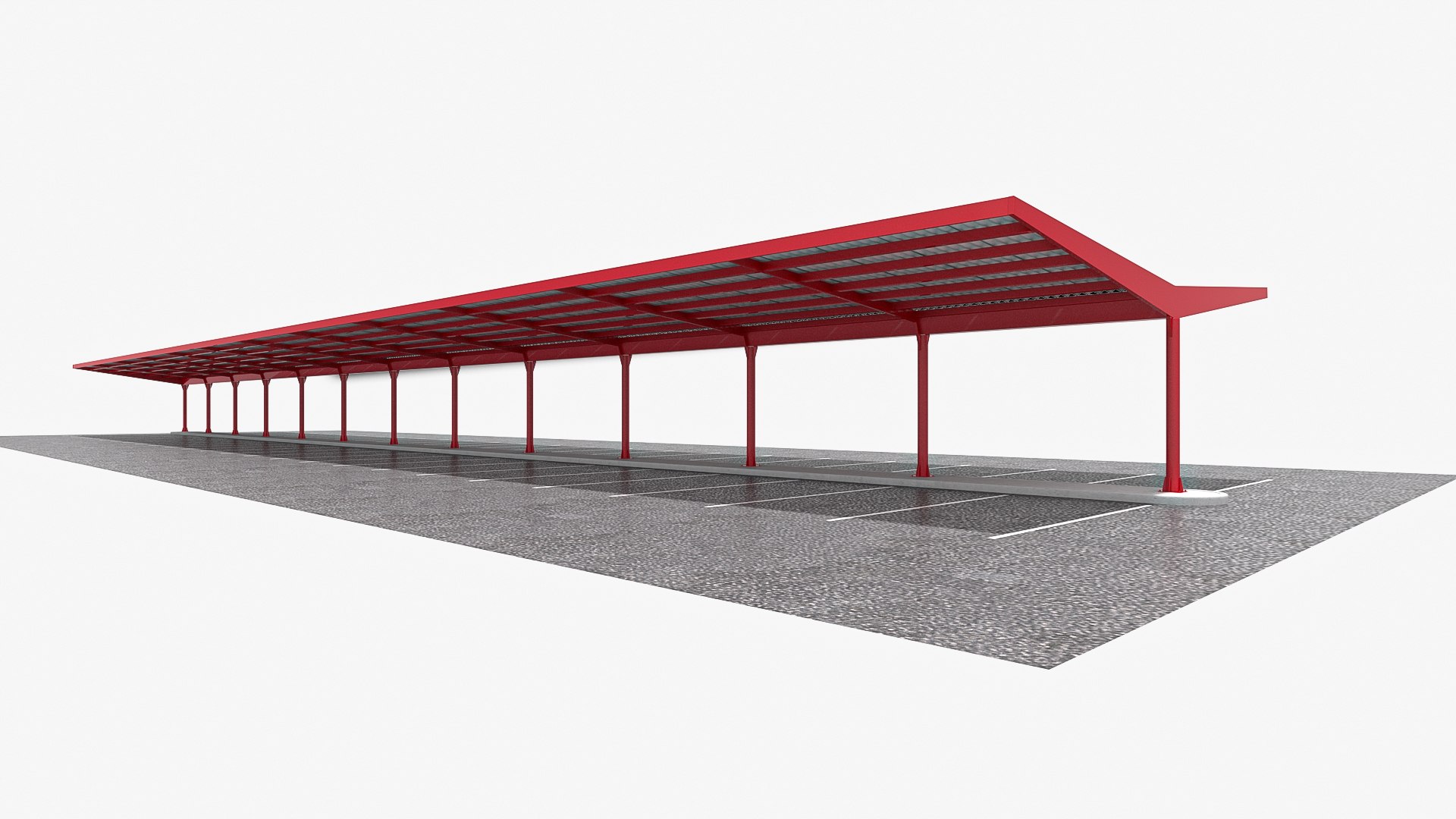 Parking Shelter 02 Model - TurboSquid 1960813