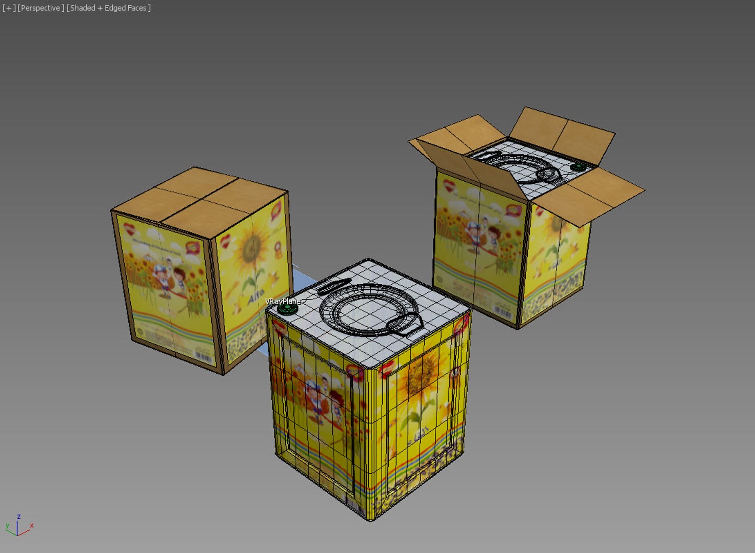 3d Cooking Oil Cans Model