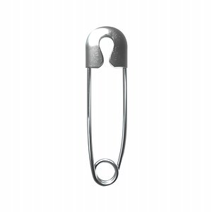 3d safety pin v1 model
