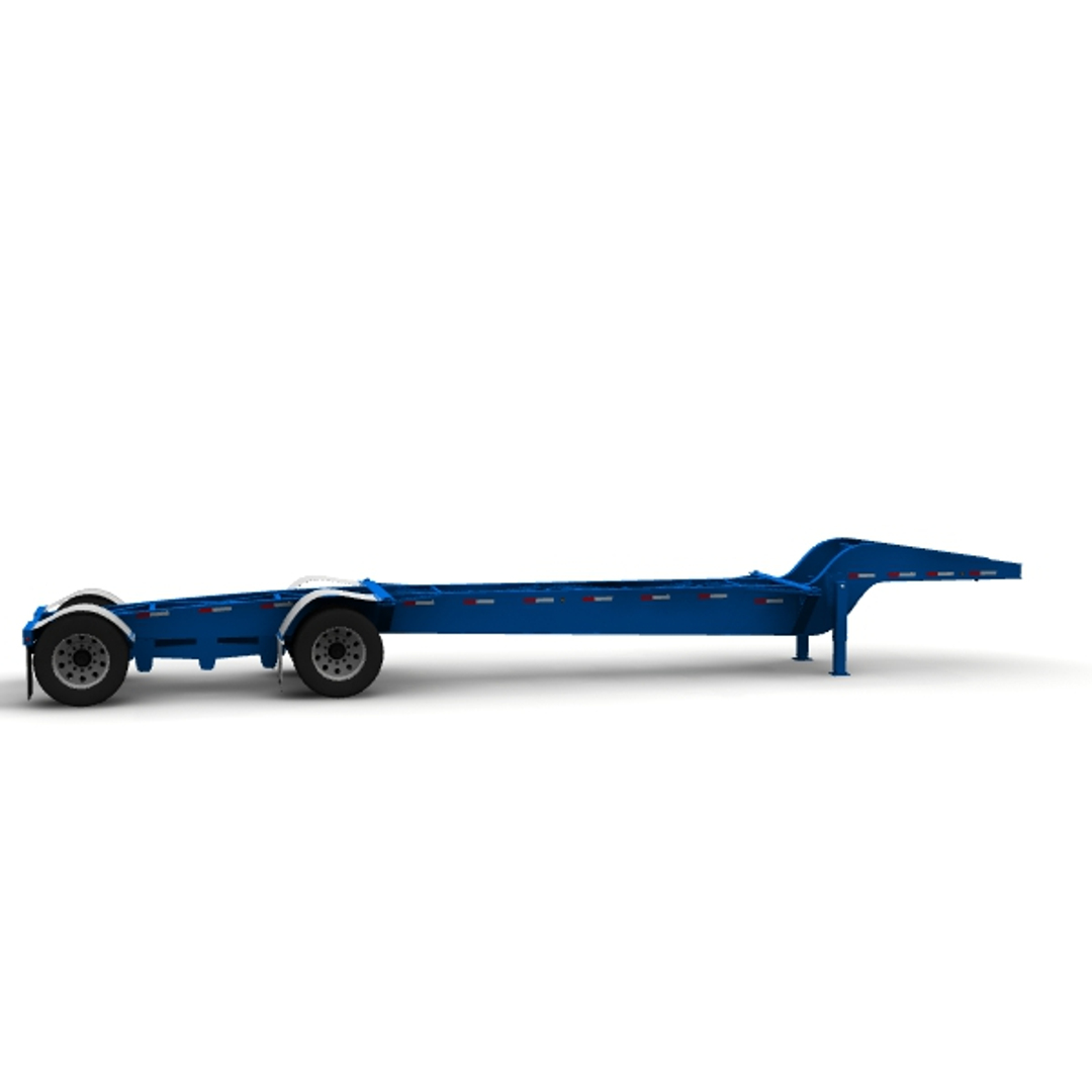 3d Model Container Chassis