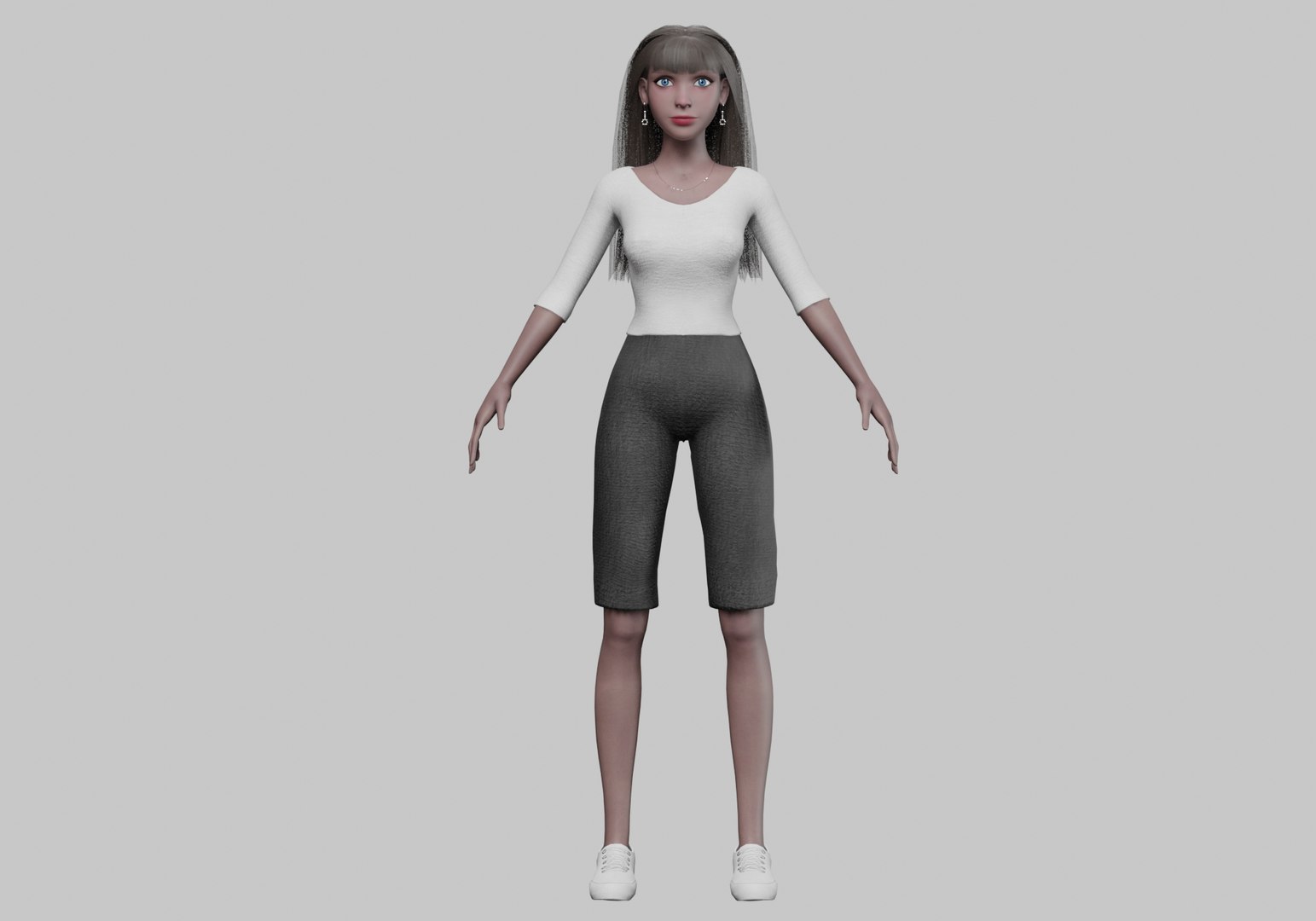 Basic Beautiful Woman V30084 Model - TurboSquid 2266758