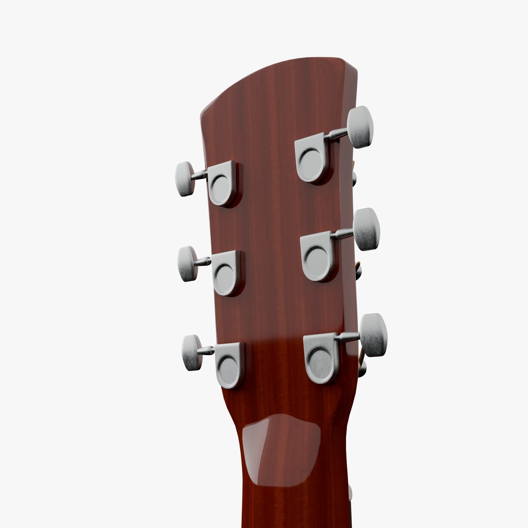 Acoustic Guitar Slope Shouldered Dread Model PBR Model - TurboSquid 2323918