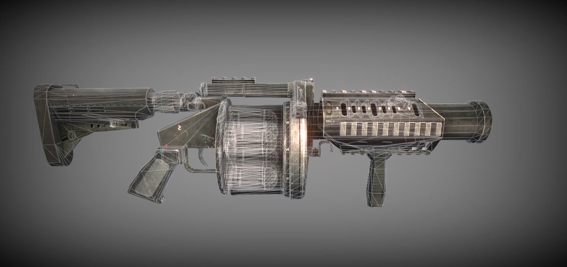 Ready Grenade Launcher Model - TurboSquid 1521760