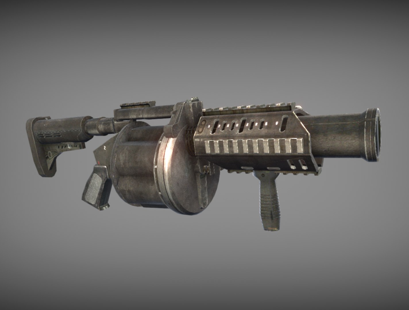 Ready Grenade Launcher Model - TurboSquid 1521760