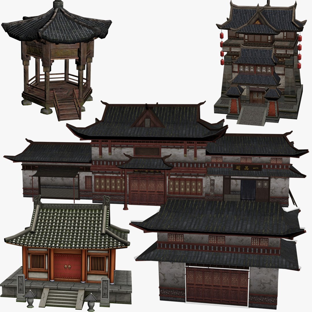 Ancient Building City Wall Architecture Model - TurboSquid 1978312