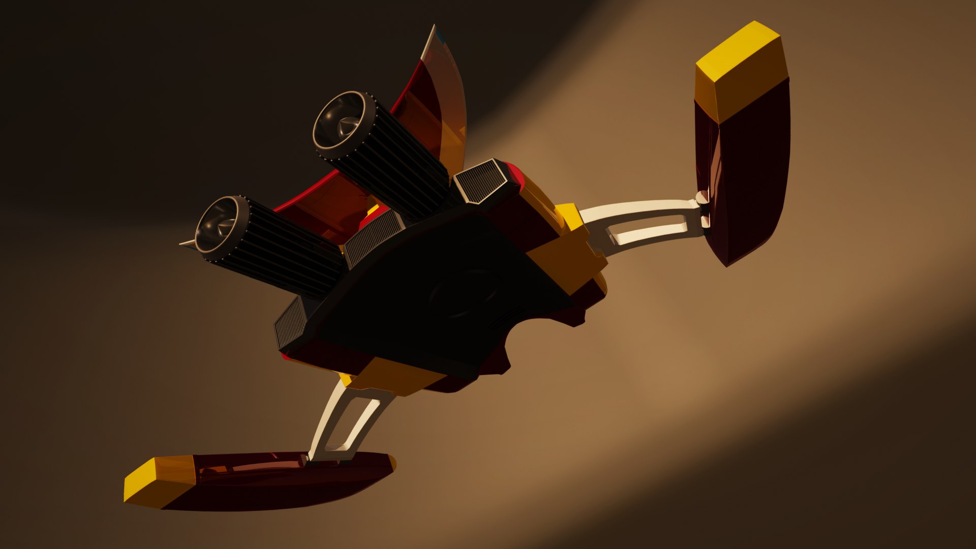 Grendizer Marine Spacer - 3D HighPoly Model 3D - TurboSquid 1985857