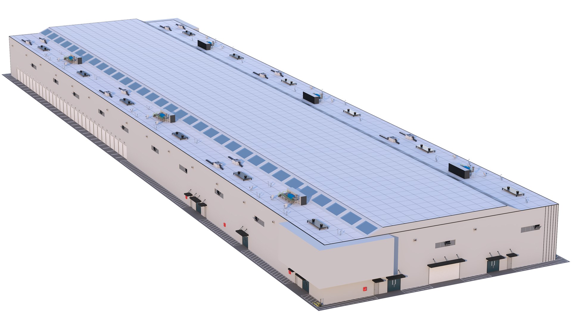 Mega Factory Building 3D Model - TurboSquid 2272464