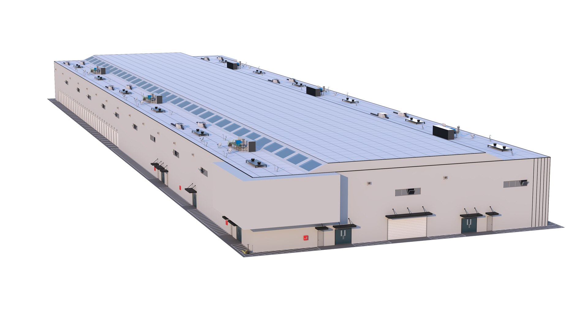 Mega Factory Building 3D Model - TurboSquid 2272464