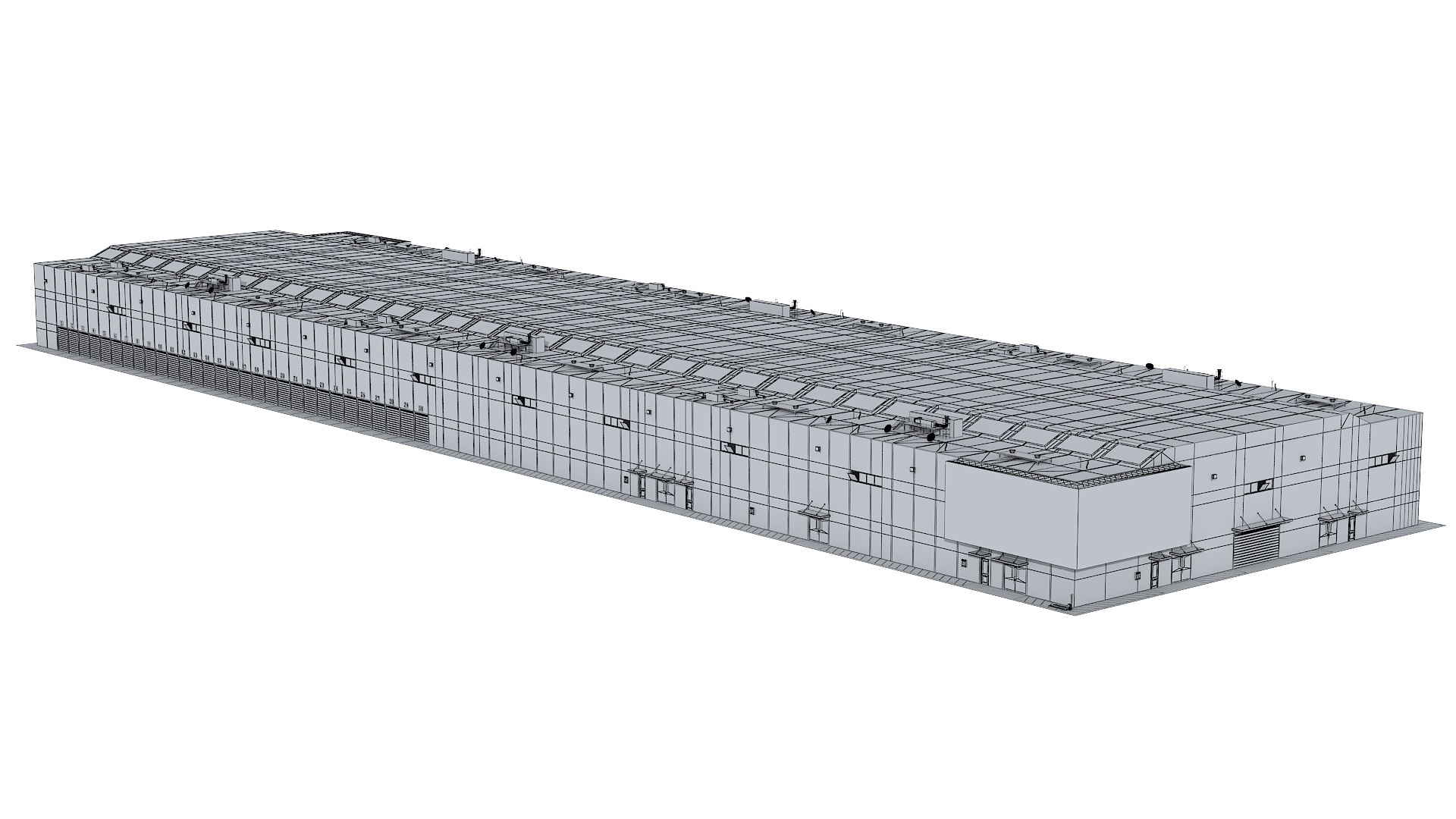 Mega Factory Building 3D Model - TurboSquid 2272464