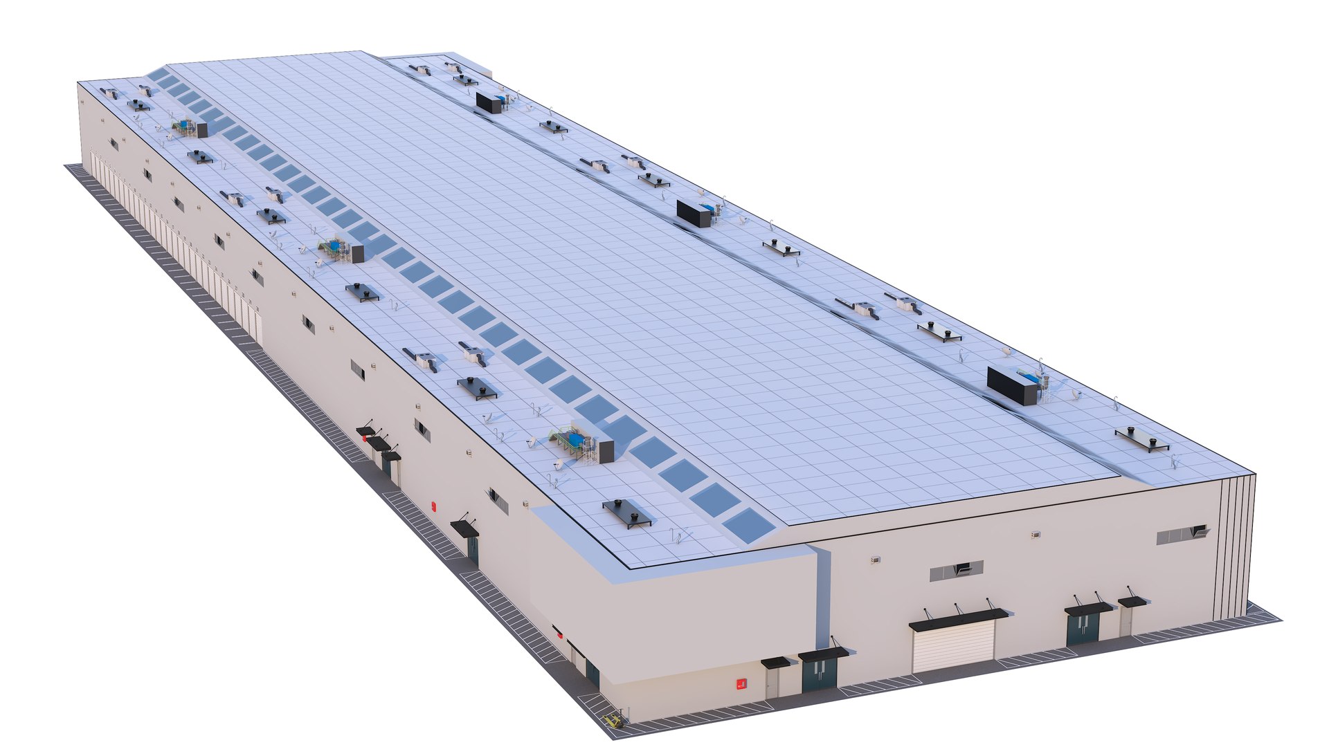 Mega Factory Building 3D Model - TurboSquid 2272464