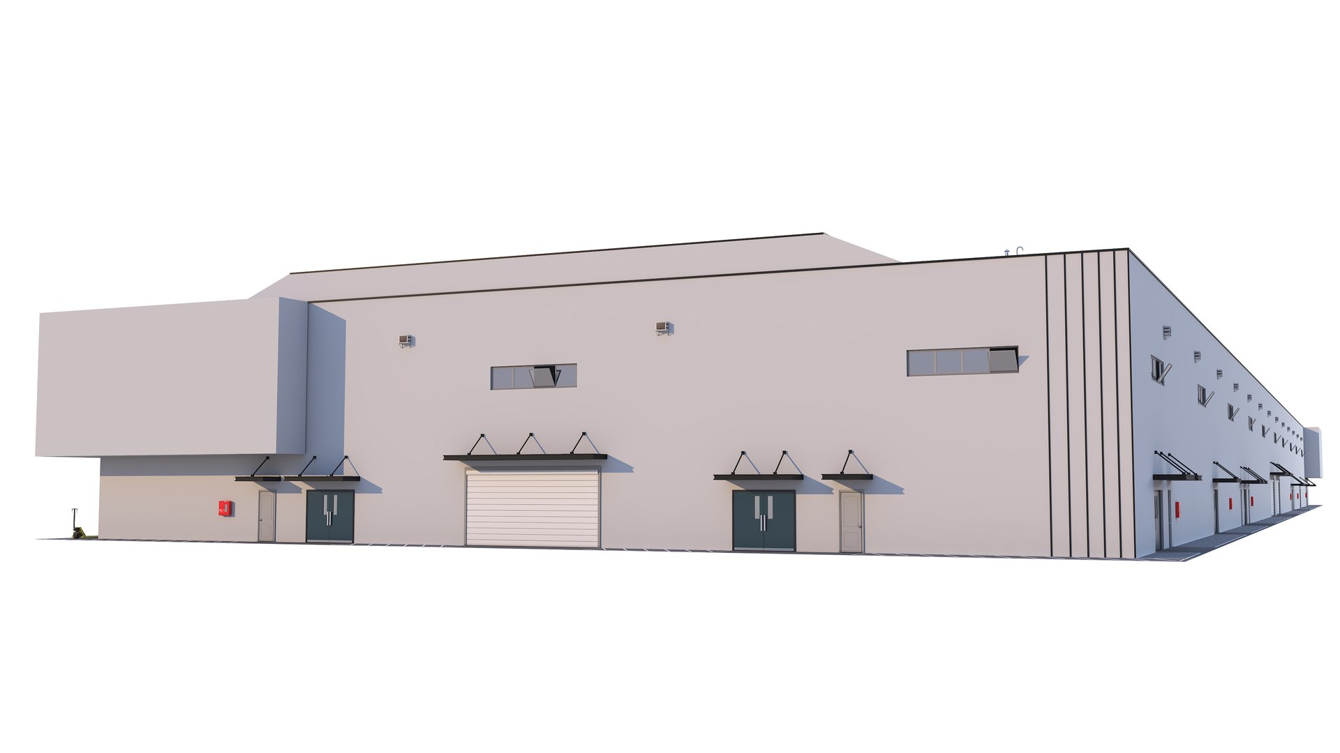 Mega Factory Building 3D Model - TurboSquid 2272464