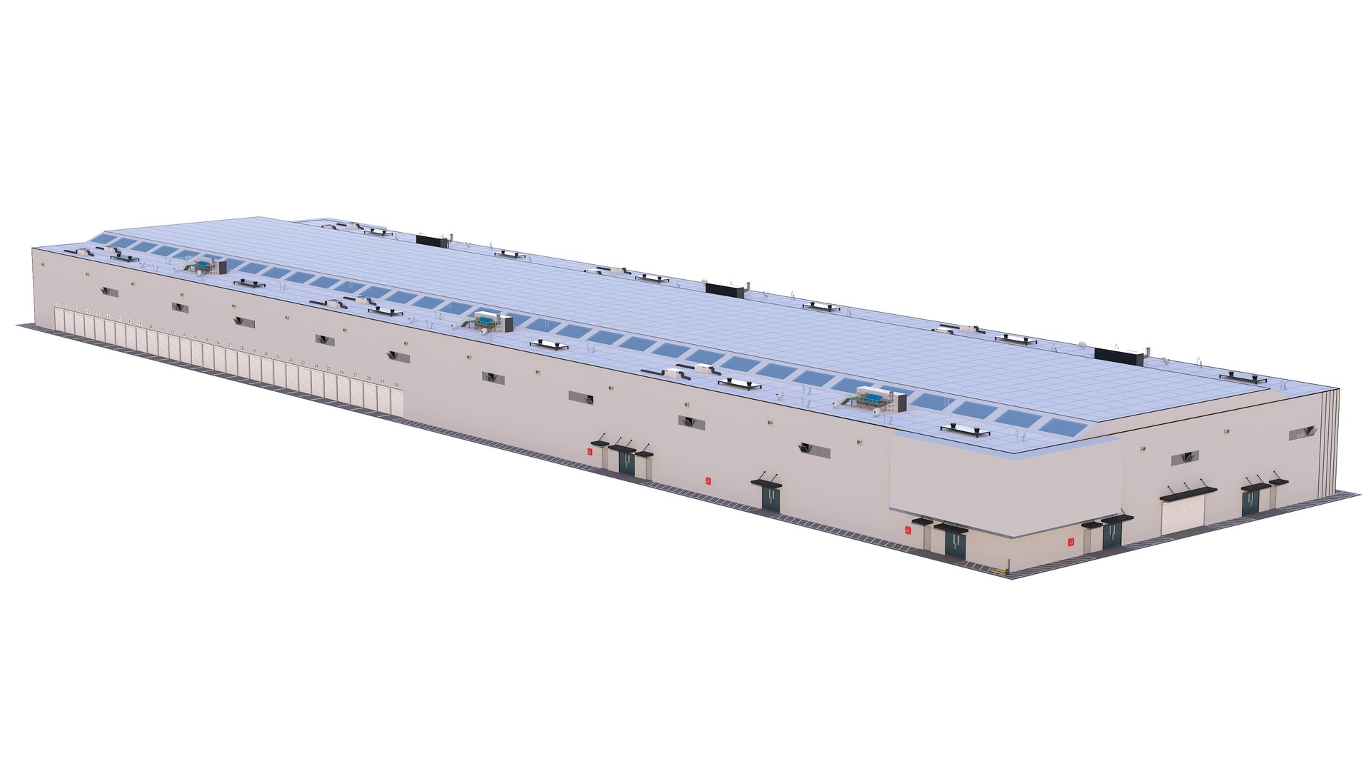 Mega Factory Building 3D Model - TurboSquid 2272464