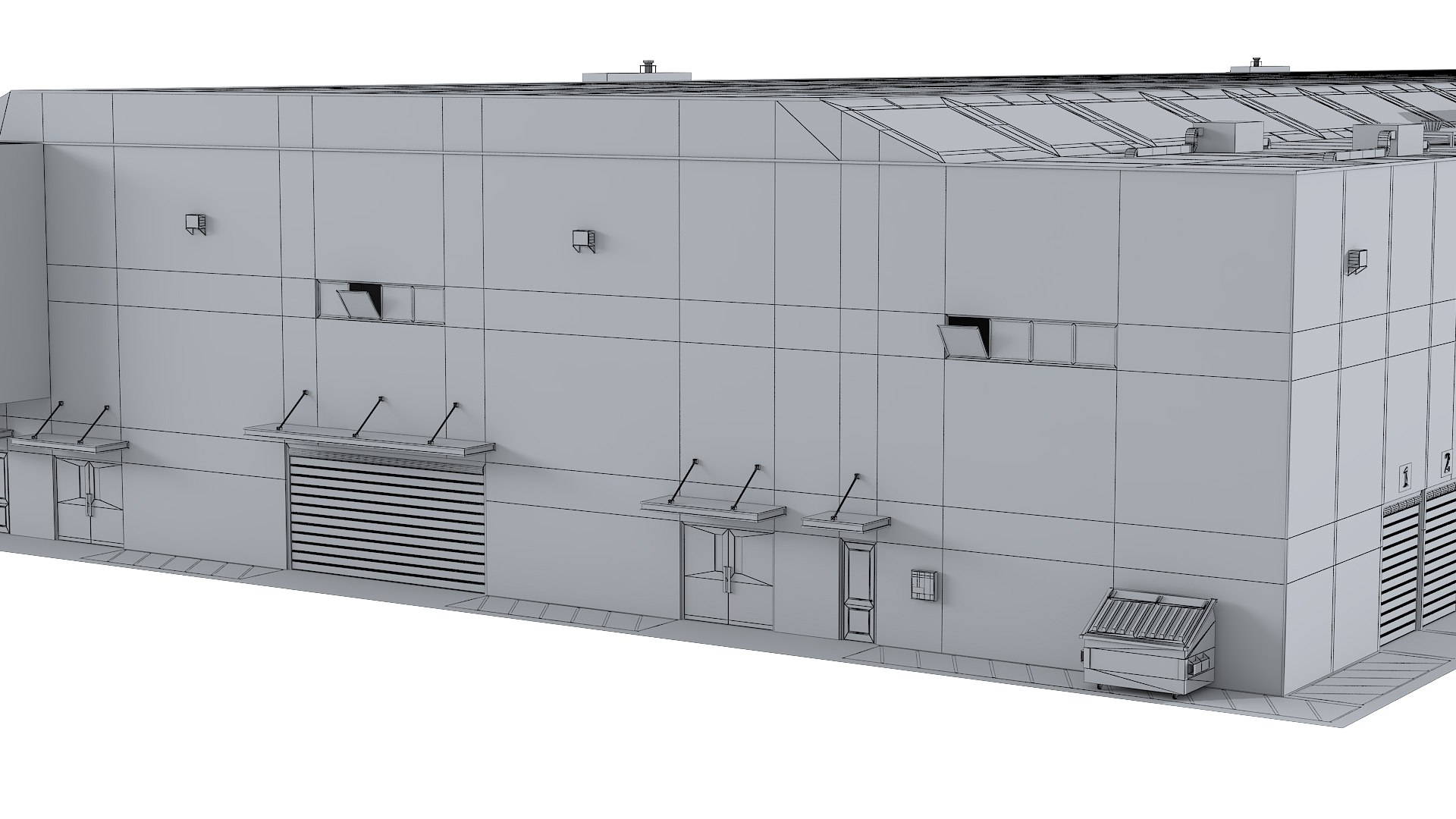 Mega Factory Building 3D Model - TurboSquid 2272464