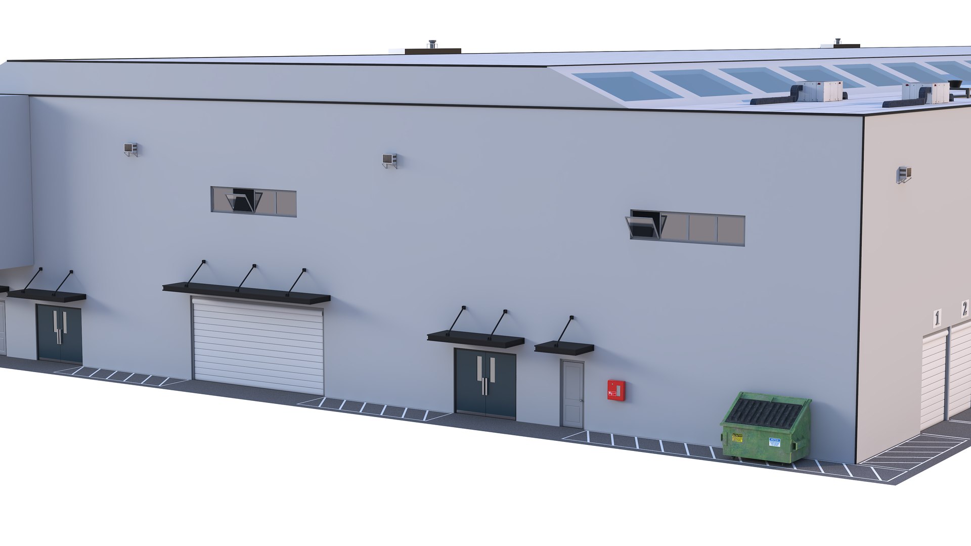 Mega Factory Building 3D Model - TurboSquid 2272464