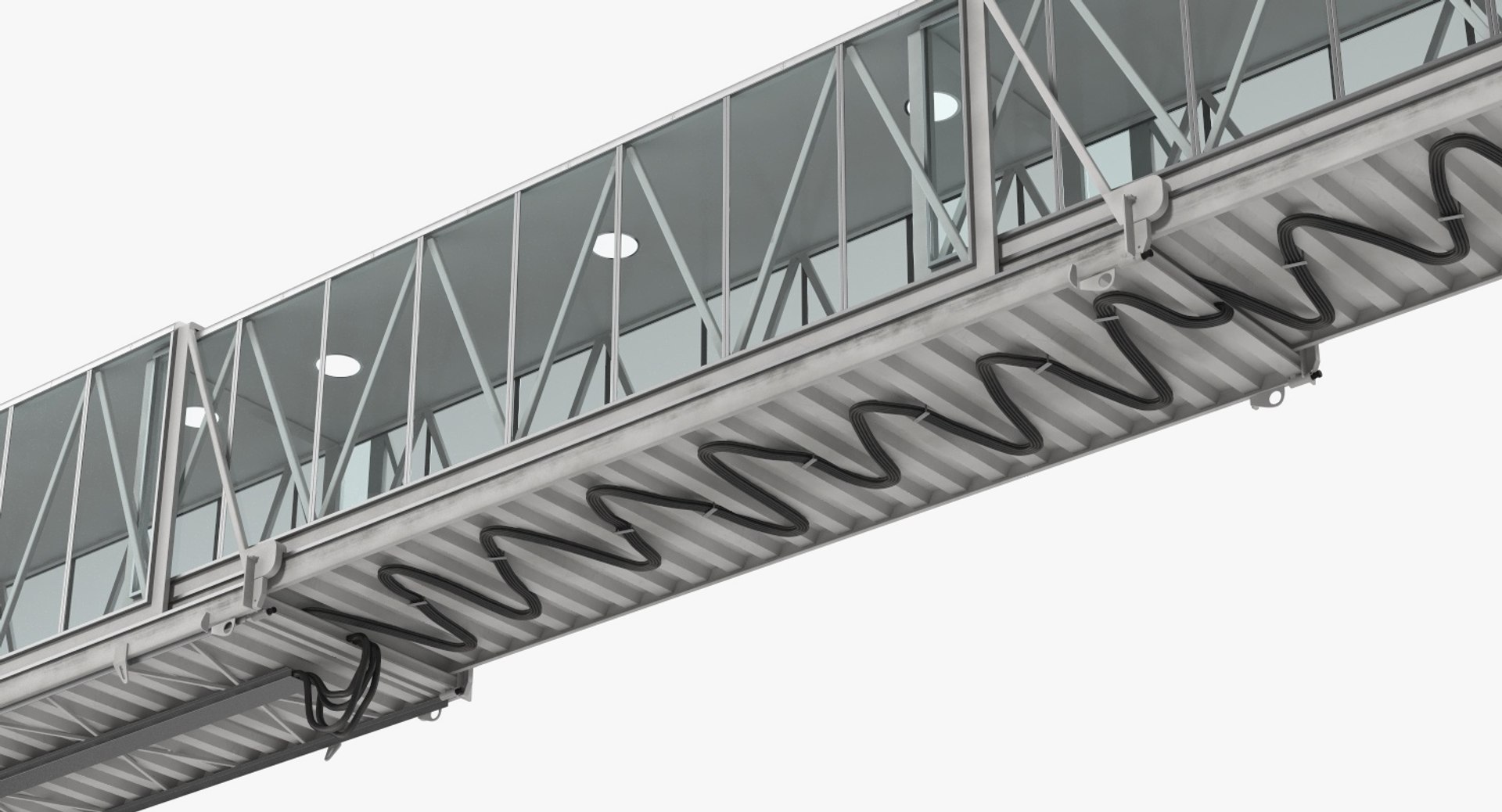 3D Airport Terminal Jetway Bridge Model - TurboSquid 1333069