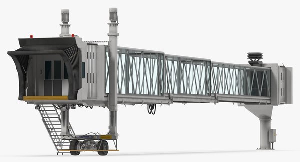 3D airport terminal jetway bridge model - TurboSquid 1333069