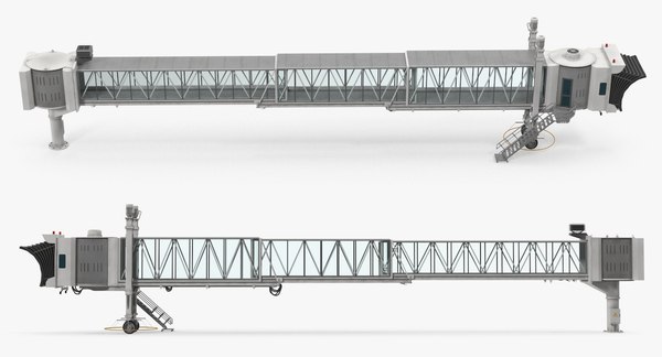 3D airport terminal jetway bridge model - TurboSquid 1333069