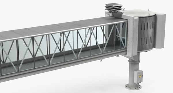 3D airport terminal jetway bridge model - TurboSquid 1333069