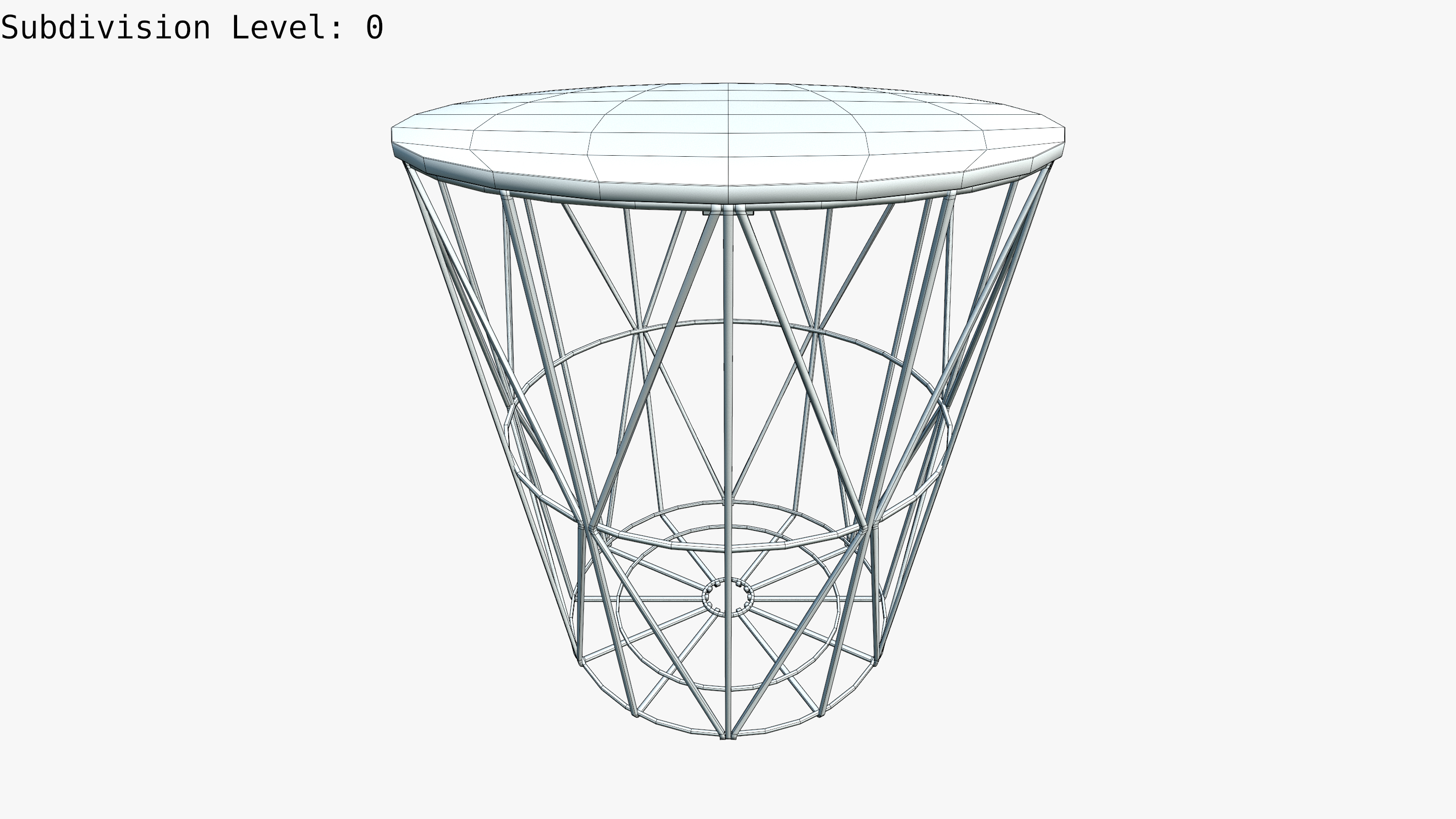 Table coffee wireframe model - TurboSquid 1693526
