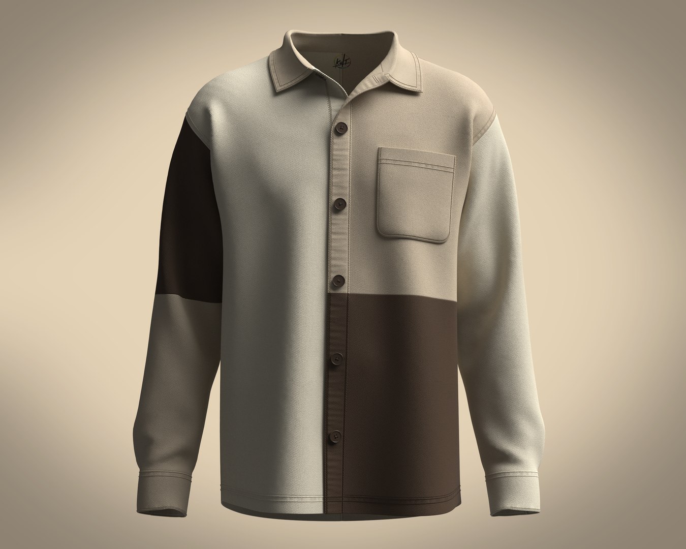 3D Model Shirt Blocked Utility - TurboSquid 1938217