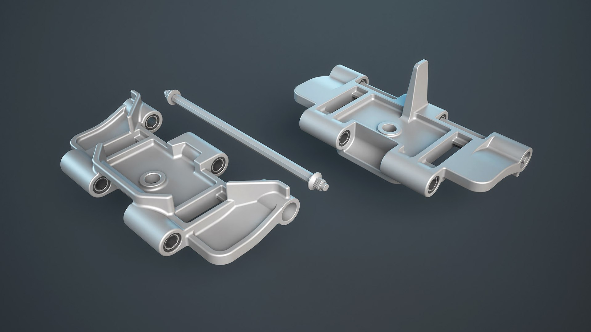 M113 APC Track Link T130E1 3D Set Model - TurboSquid 2088251