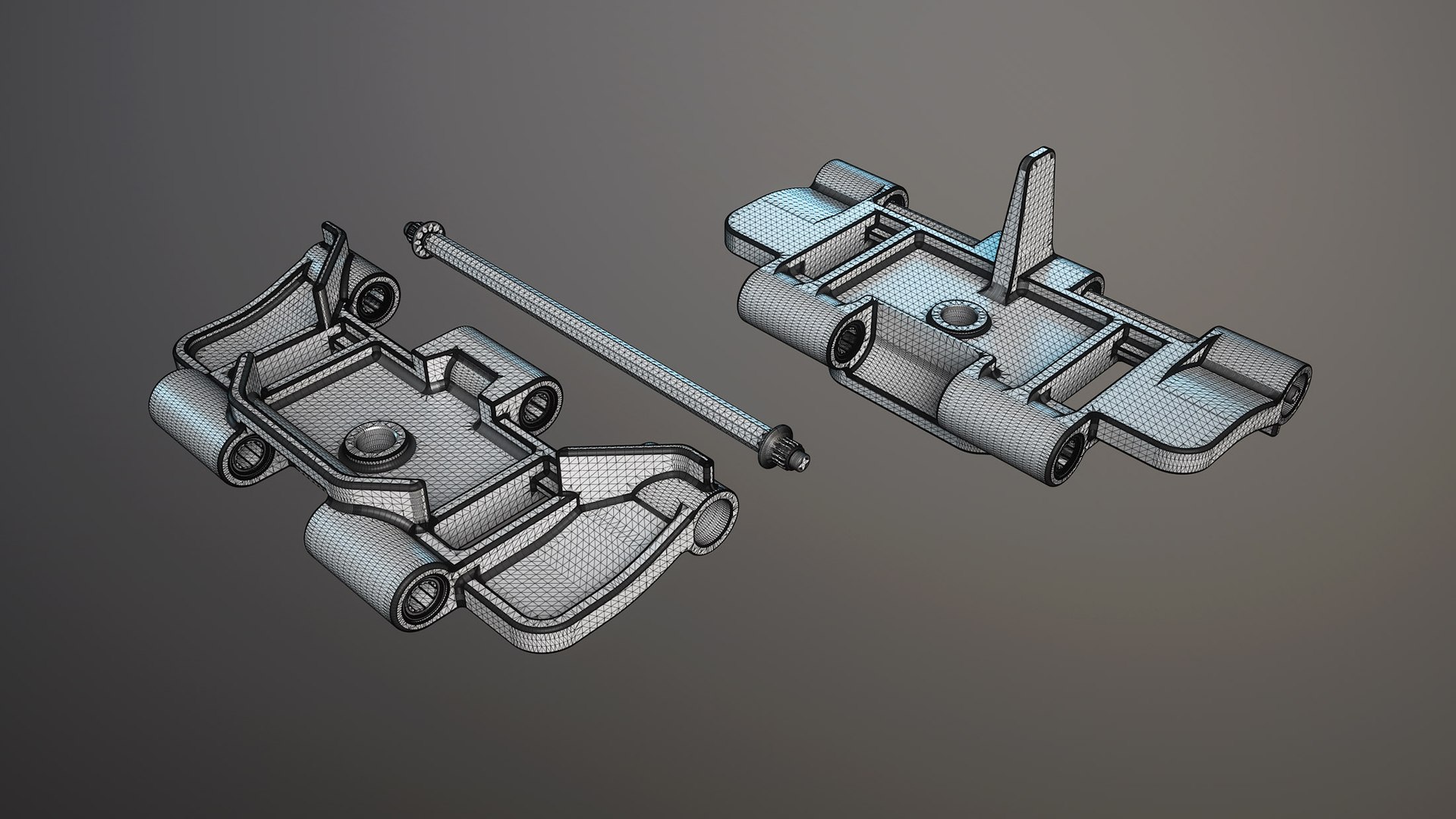 M113 APC Track Link T130E1 3D Set Model - TurboSquid 2088251