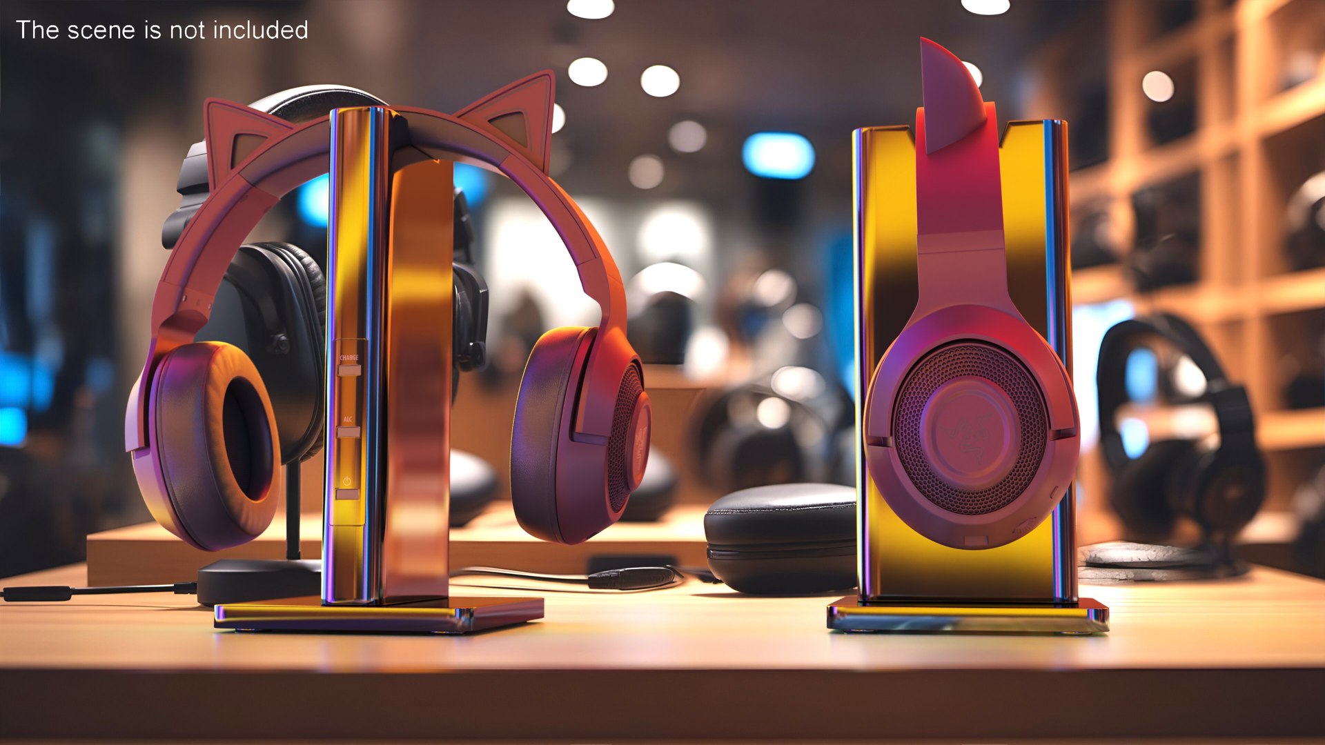 Wireless Razer Kraken Headphones BT Kitty Edition 3D Model - TurboSquid ...