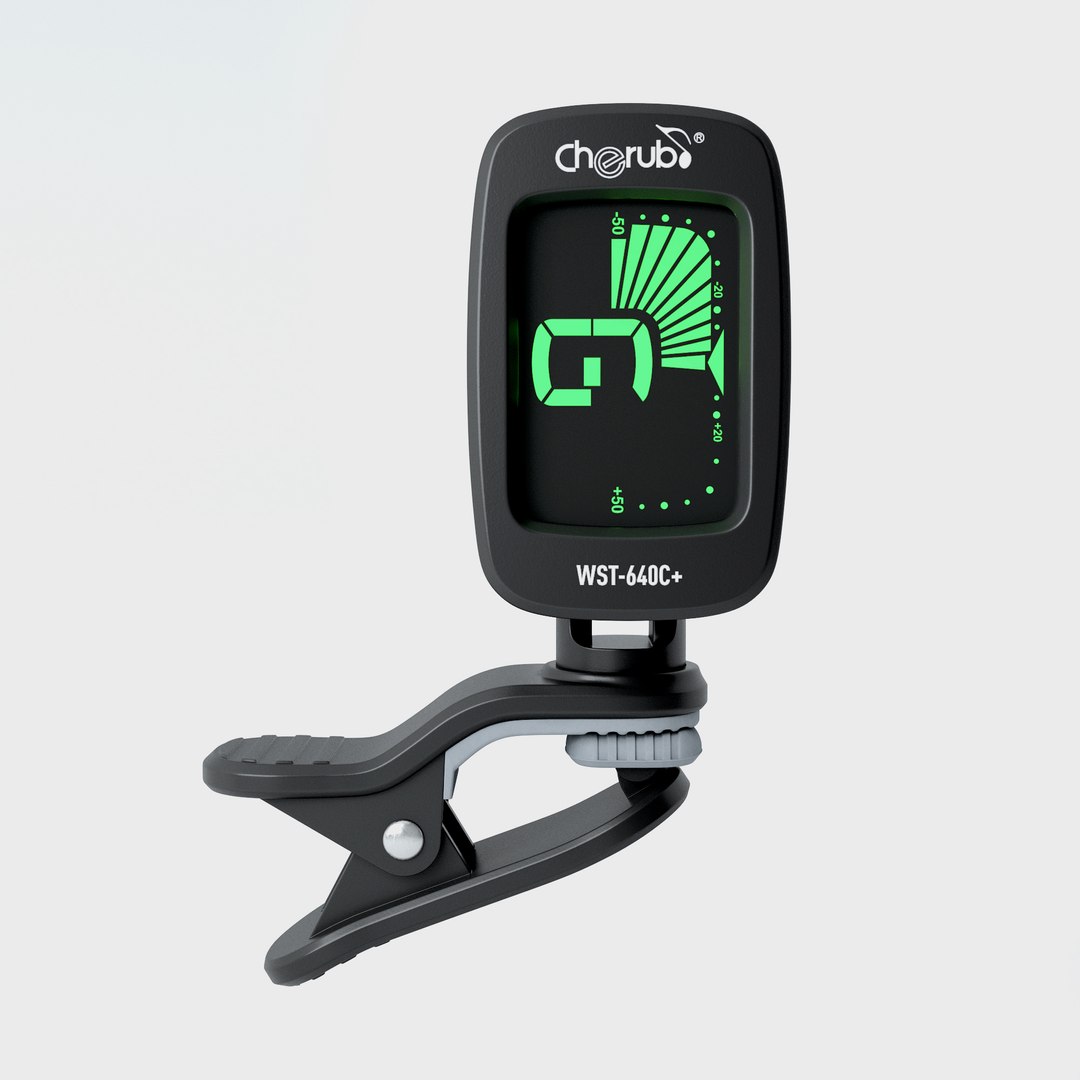 3D Guitar tuner model - TurboSquid 1918531