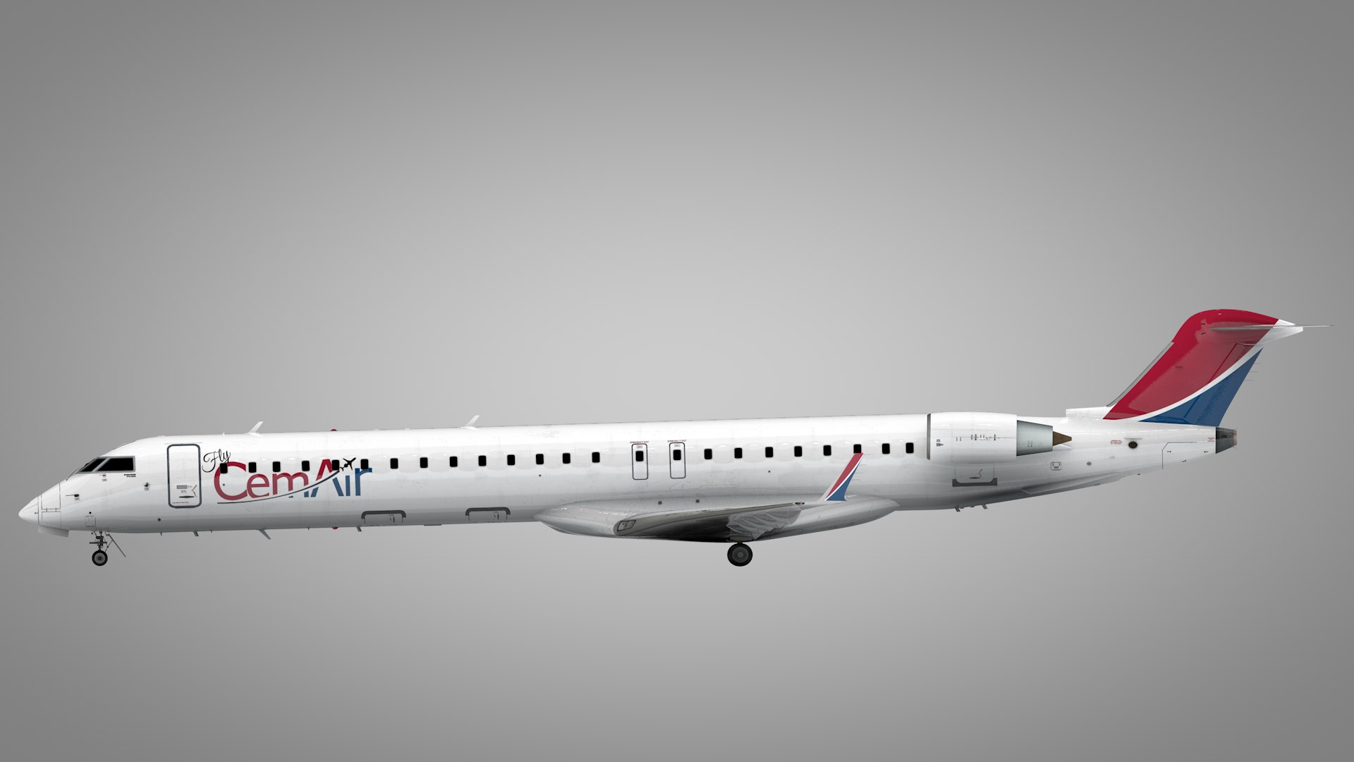 3D CemAir BOMBARDIER CRJ 900 L2051 - TurboSquid 2153340