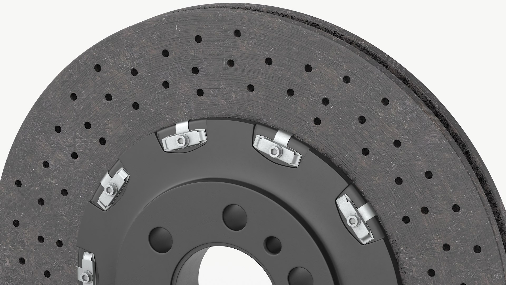 3D Carbon Ceramic Brake Disc Model - TurboSquid 2389321