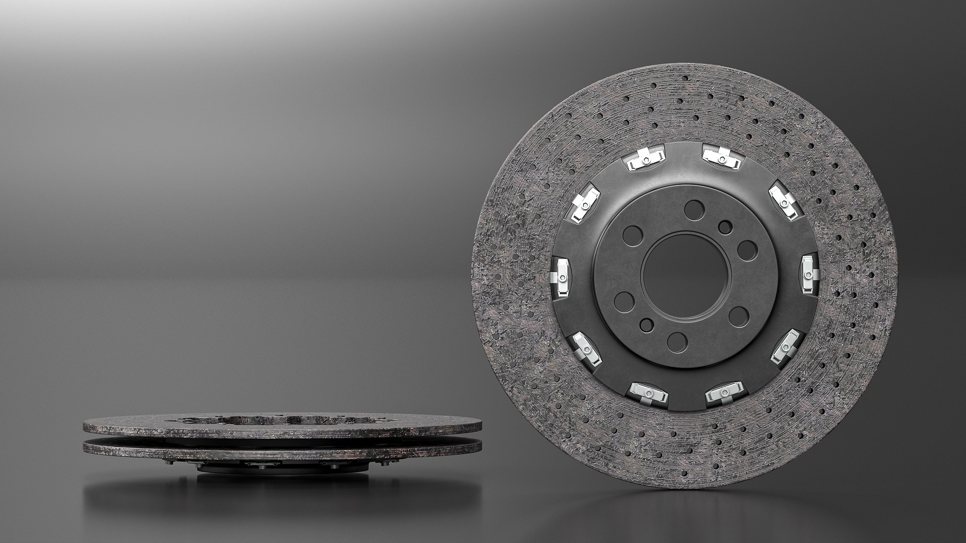 3D Carbon Ceramic Brake Disc Model - TurboSquid 2389321