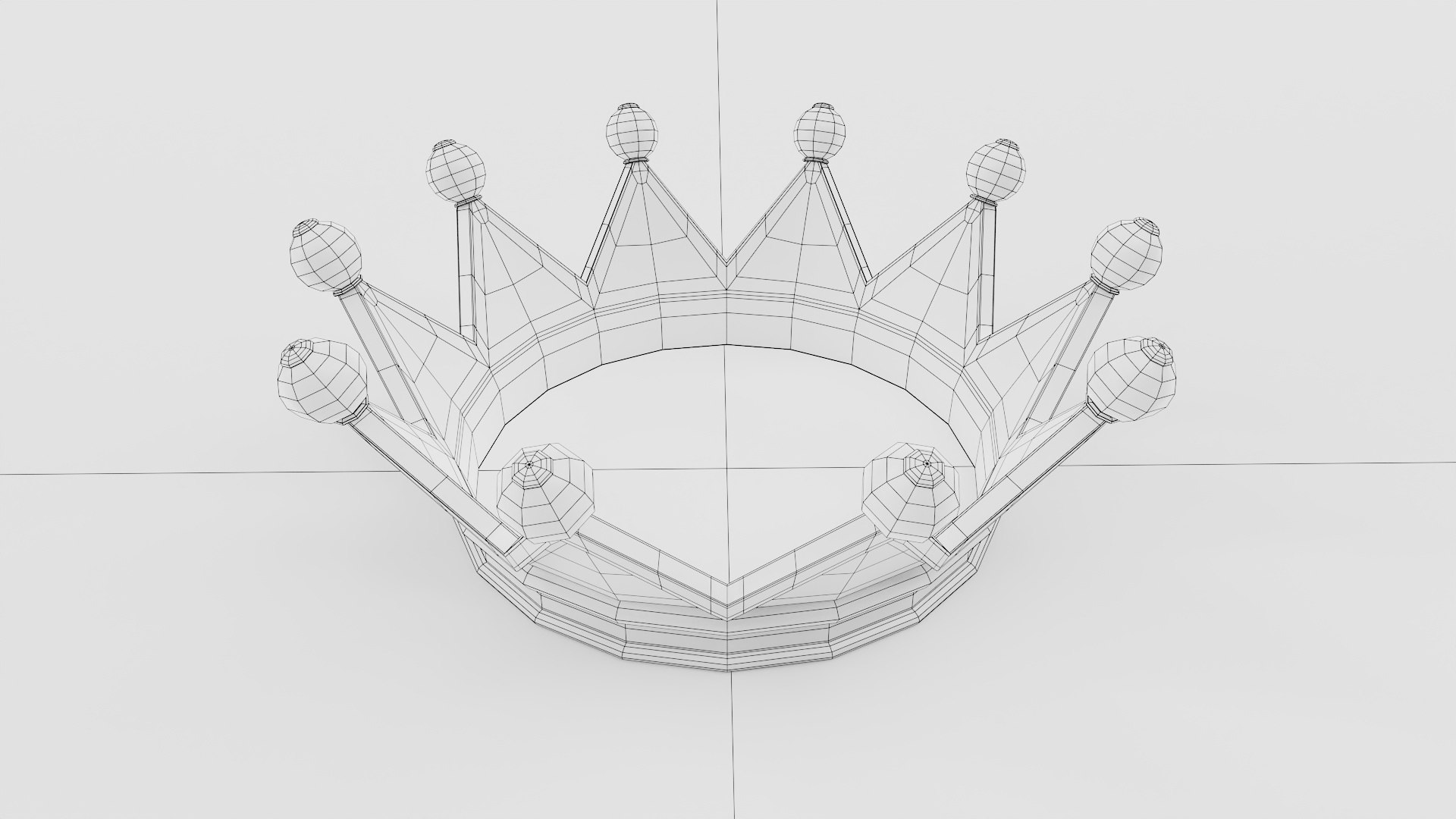 3D Crown King Golden Ornament PBR 3d Model - TurboSquid 1950005