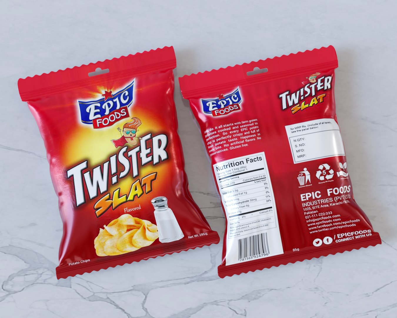 3D Retail Snack Packaging Model - TurboSquid 2335480